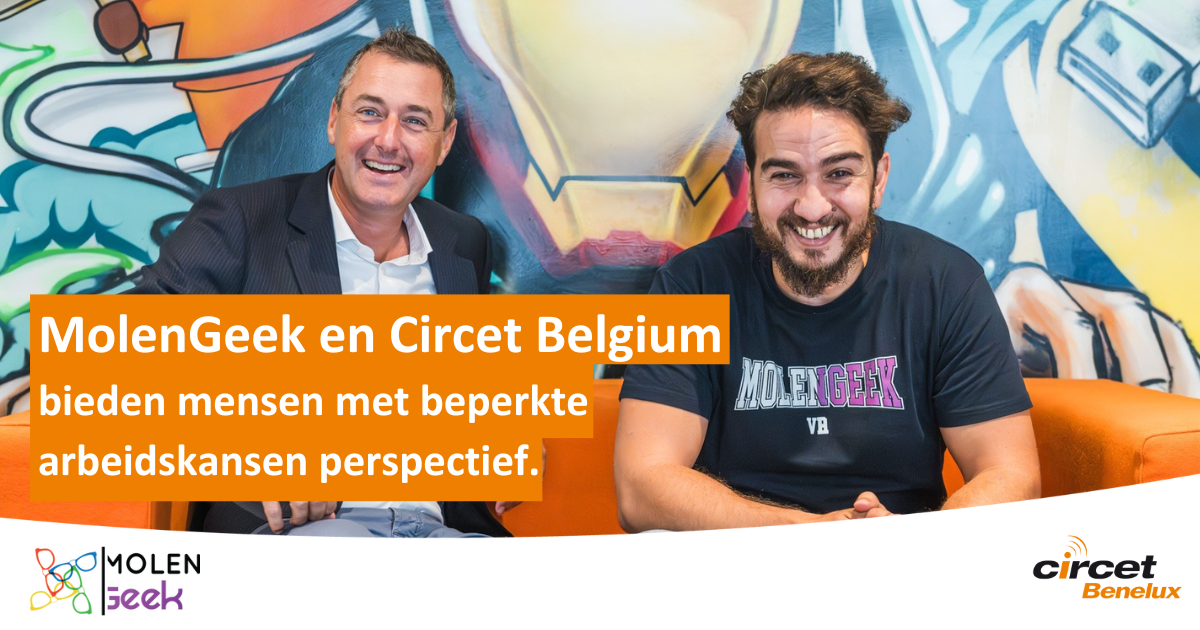 MolenGeek en Circet Belgium bieden mensen met beperkte arbeidskansen ...